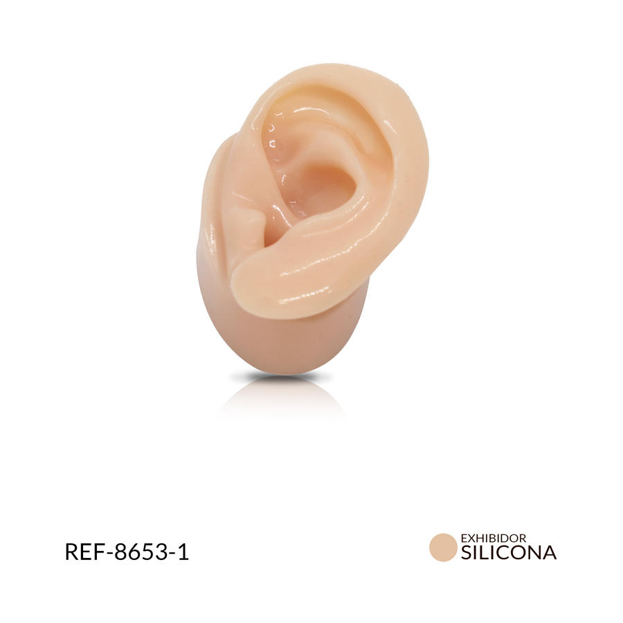 Exhibidor arete silicona oreja color piel / x unidad / Ref-8653-1 - Pelgy
